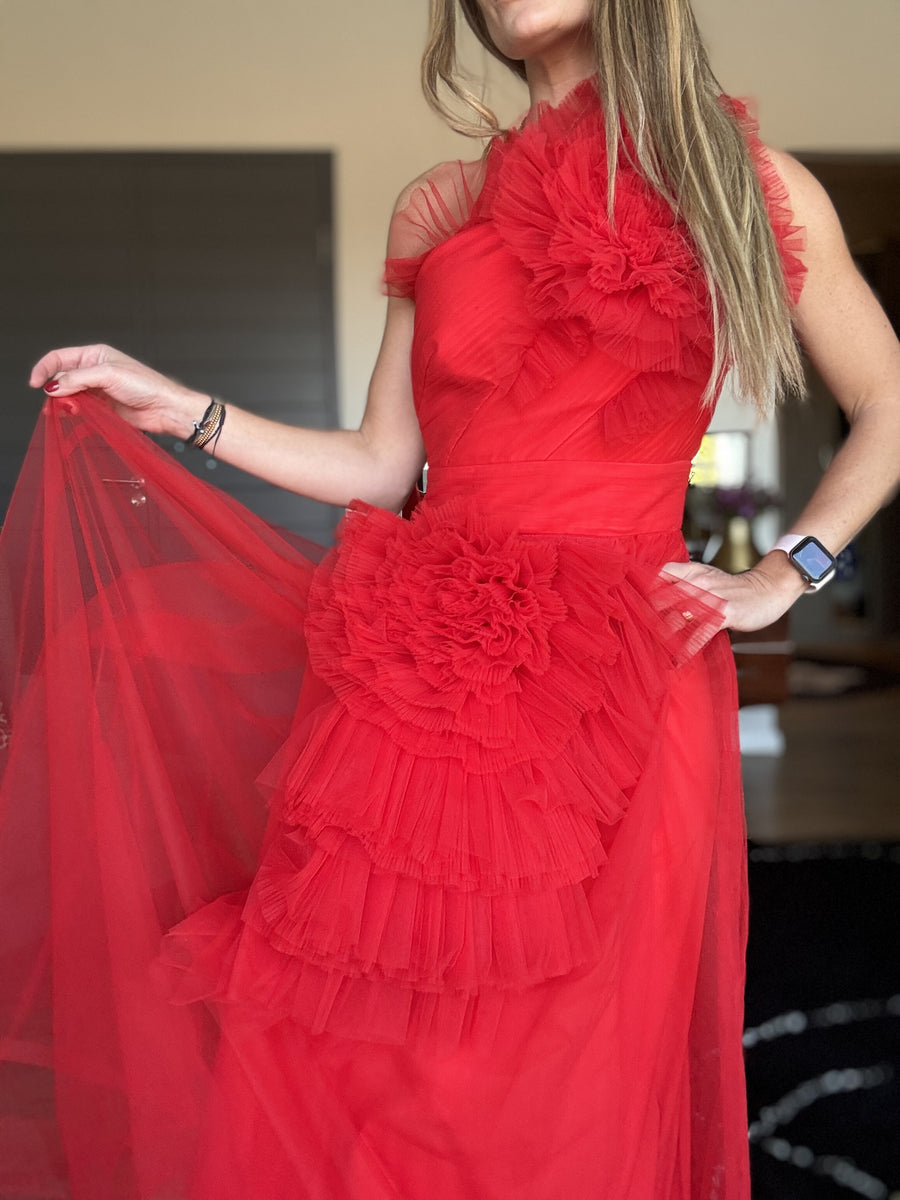Democratic Republic| Lady in Red Dress – Huntress - For The Bold
